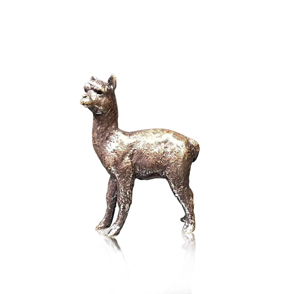 Miniature Bronze Alpaca (2093) | Butler & Peach