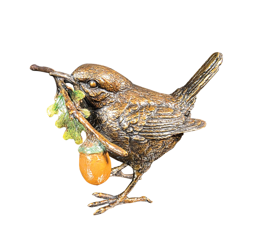 Wren With Acorn (1268) | Keith Sherwin